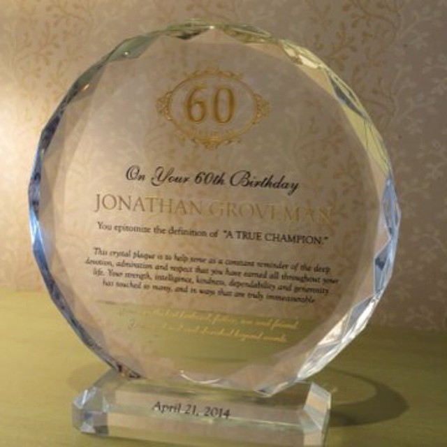 TO: JONATHAN GROVEMAN On Your 60th Birthday You epitomize the ... TO: JONATHAN GROVEMAN On Your 60th Birthday You epitomize the ...